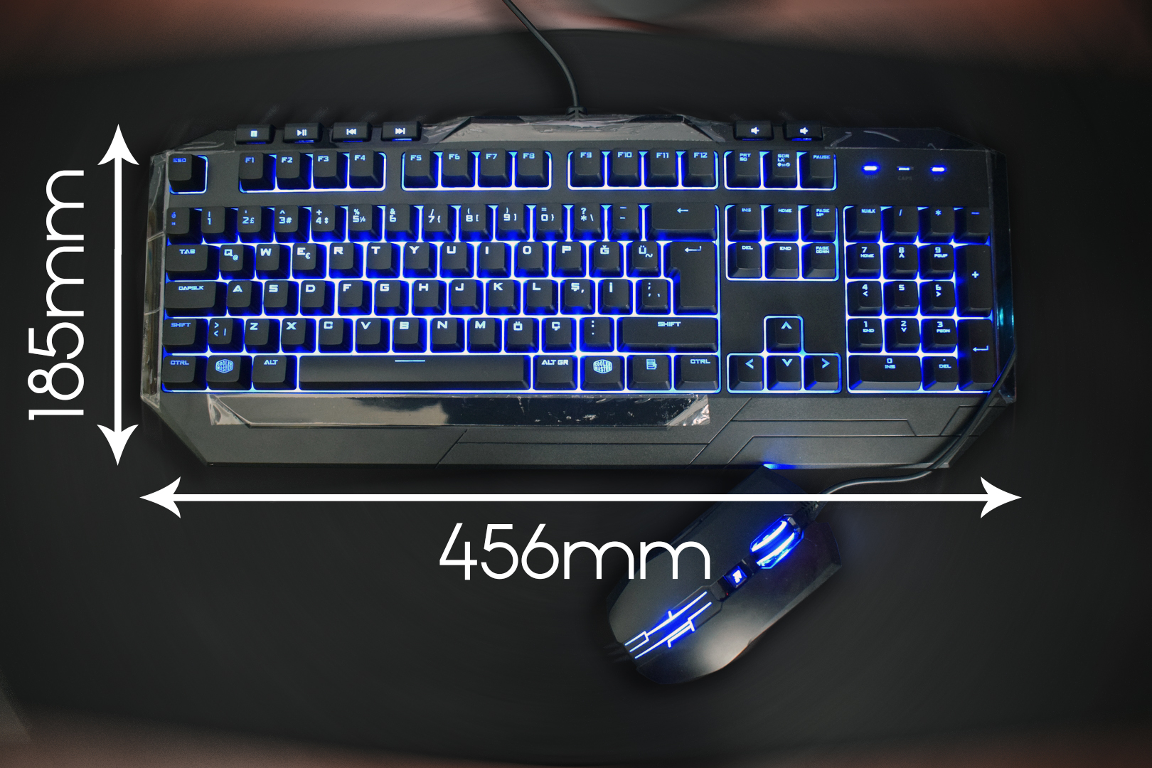 Cooler Master Devastator 2 Mavi LED Klavye ve Mouse Set İnceleme ...