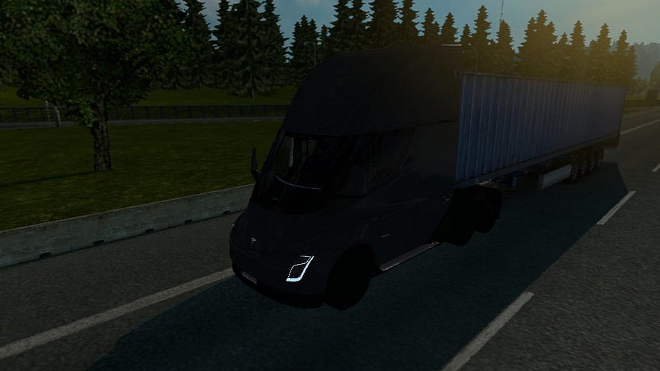 ETS 2 Tesla Semi Truck Modu - TeknoSeyir