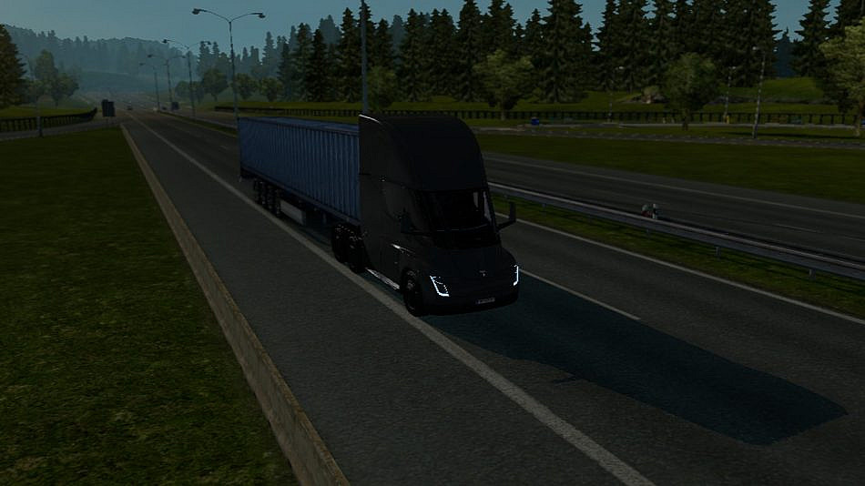 ETS 2 Tesla Semi Truck Modu - TeknoSeyir