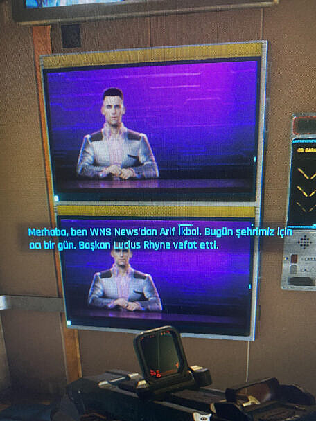 Cyberpunktaki radyo ve tv sunucusunun adı Arif - TeknoSeyir