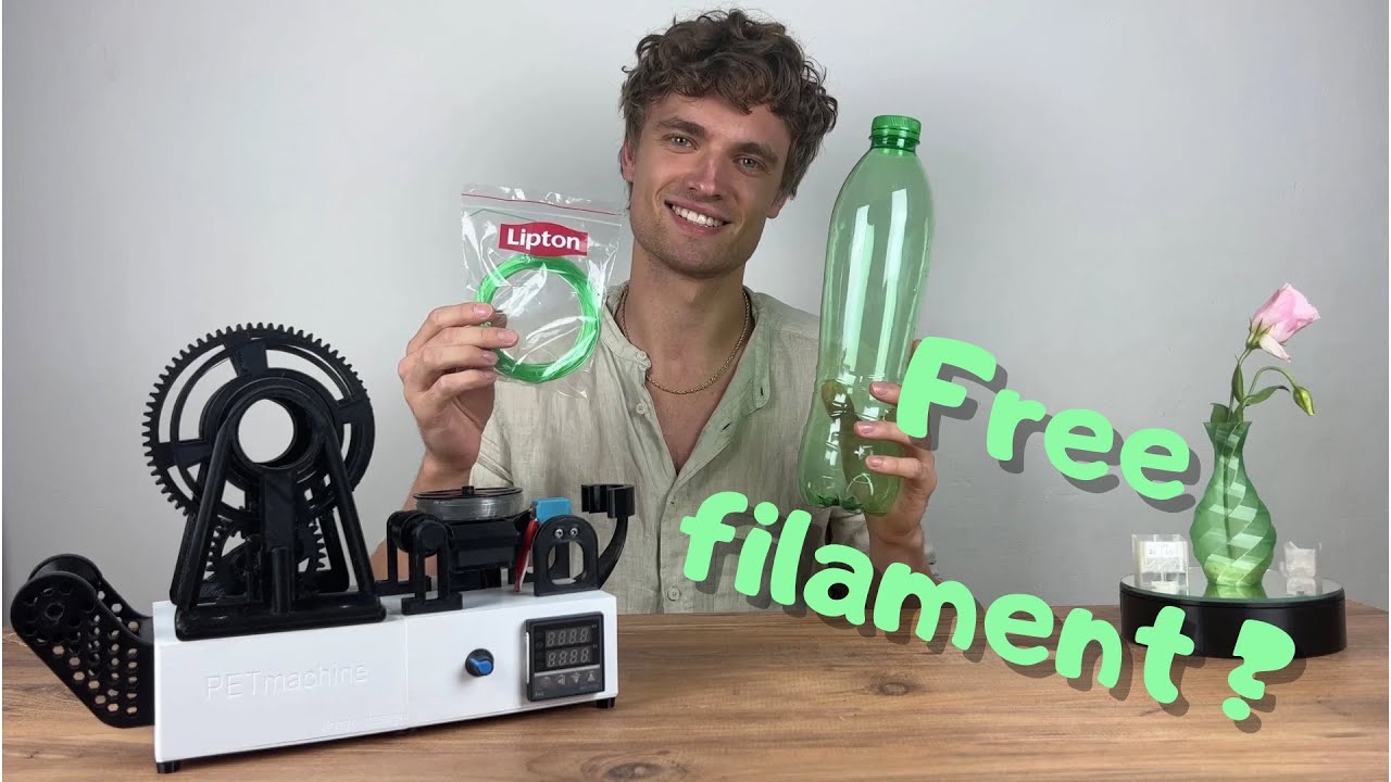 Pet i eden Filament Yapma Makinesi Video TeknoSeyir Pet i eden Filament Yapma Makinesi Video TeknoSeyir