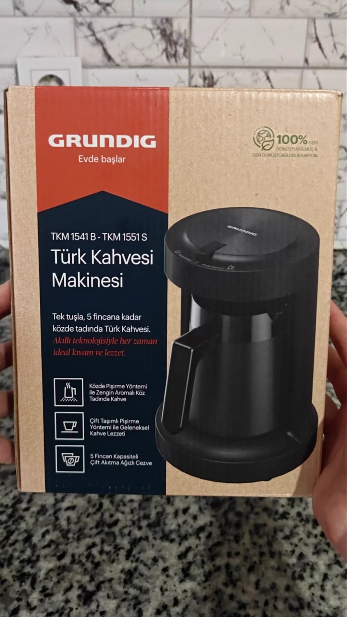Grundig TKM 1541 B - TKM 1551 S Türk Kahvesi - TeknoSeyir